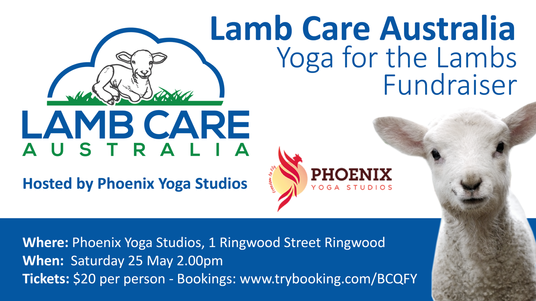 Yoga for the Lambs Fundraiser - Lamb Care Australia